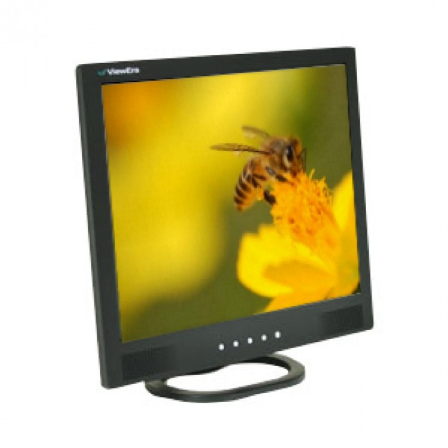 17 inch Flat Panel LCD Monitor with Coax Video Input
