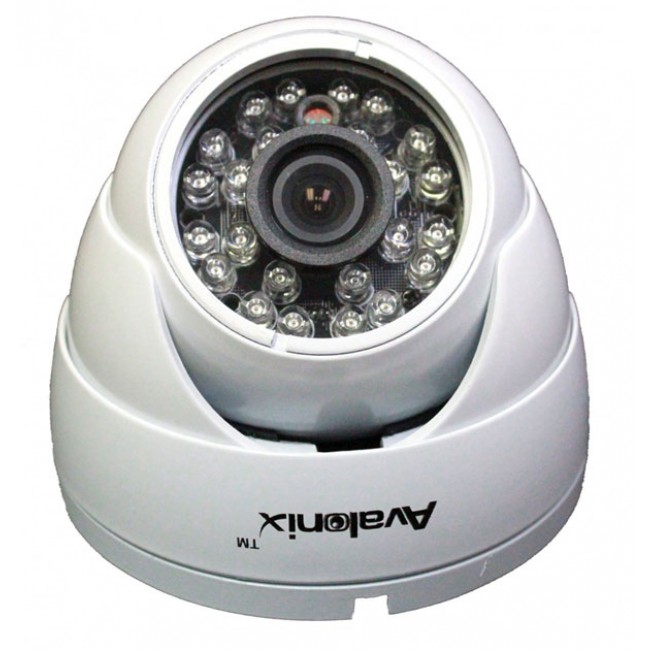 Vandal Proof Dome Security Camera White