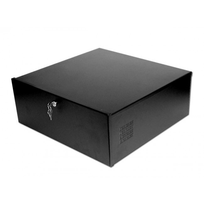 DVR / VCR Desktop Security Lockbox w/ Fan