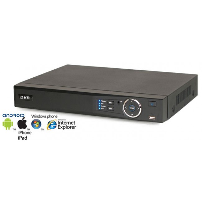 4 Channel DVR H264, Professional Series