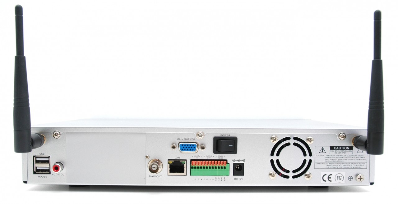 Wireless Camera System with 4 Cameras